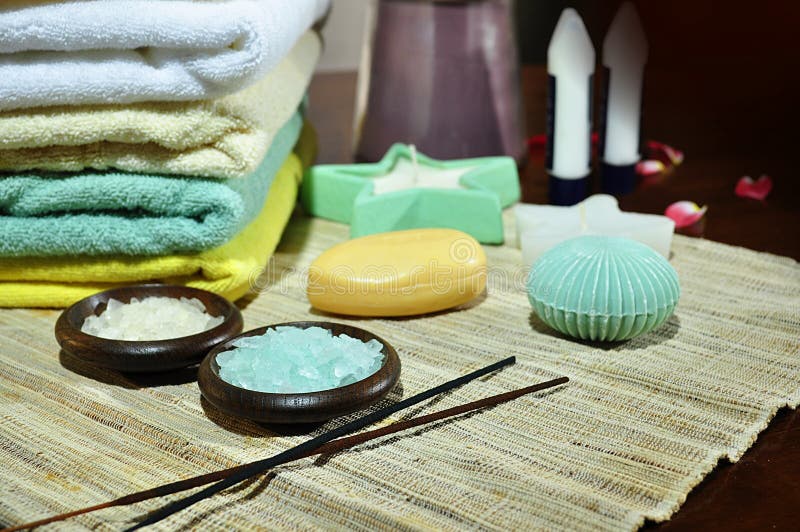 Bath theme stock image. Image of cleaning, relaxing, treatment - 12598173