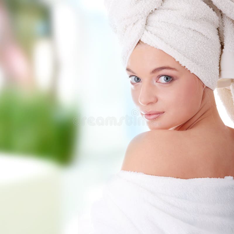 Bath time stock photo. Image of cosmetics, model, caucasian - 13414696
