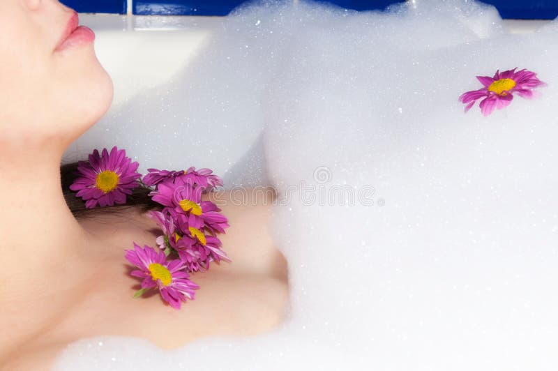 Bath time stock image. Image of bodycare, caucasian, foam - 27671389
