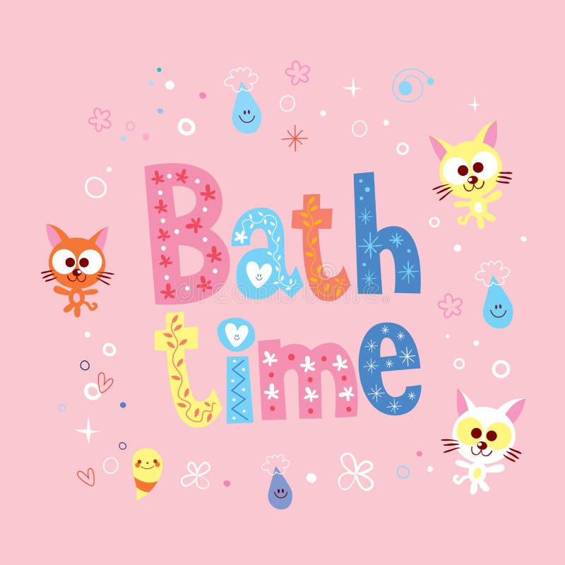 Kids Bath Time Cartoon Stock Illustrations – 171 Kids Bath Time Cartoon ...