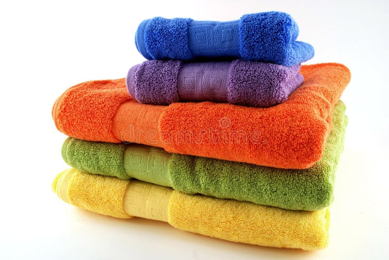 Bath towels stock photo. Image of luxury, absorbent, laundry - 6367798