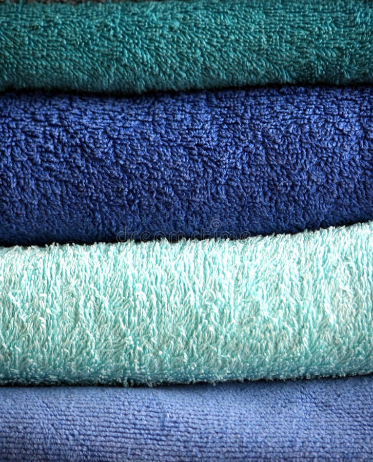 Bath towels stock image. Image of light, piled, houseware - 31727983