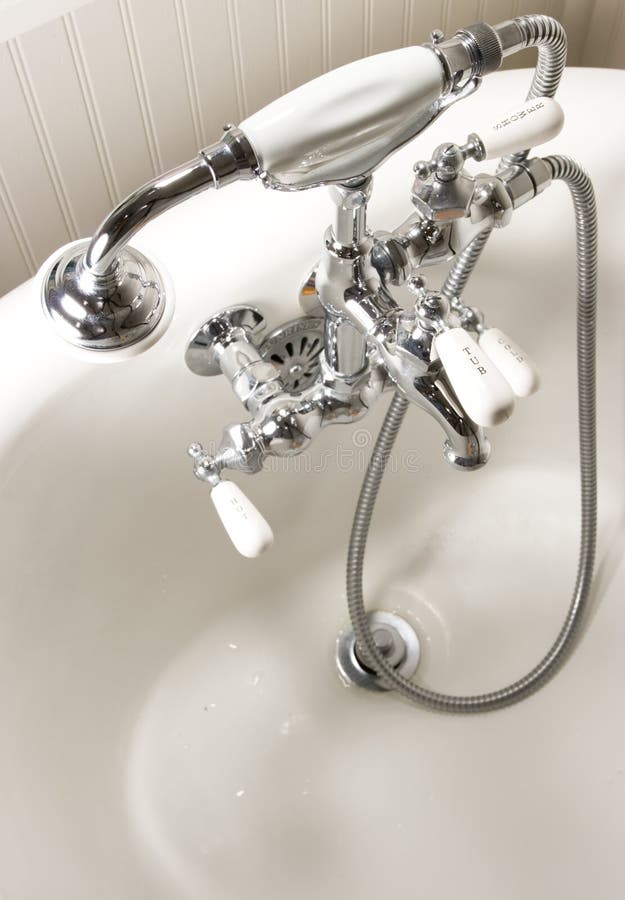 Bath tub faucet stock photo. Image of bathtub, antique - 908346