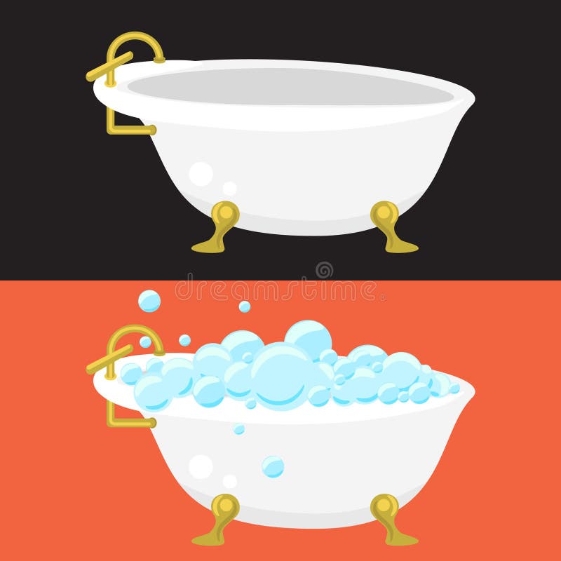 Bathtub Cartoon Empty Stock Illustrations – 103 Bathtub Cartoon Empty ...