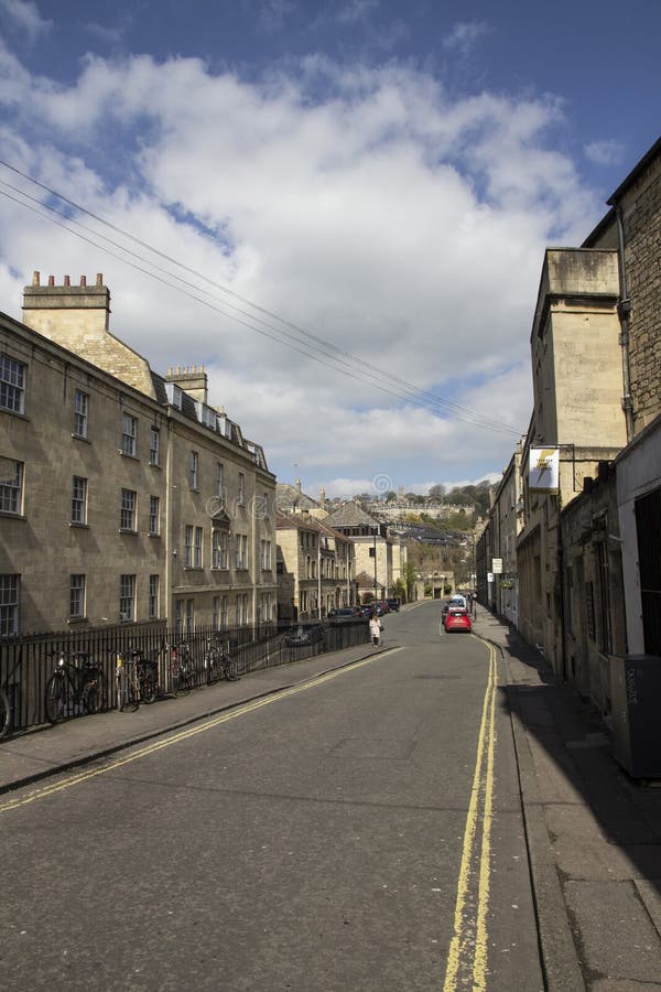 Streets of Bath with Georgian Architecture. Editorial Photography ...