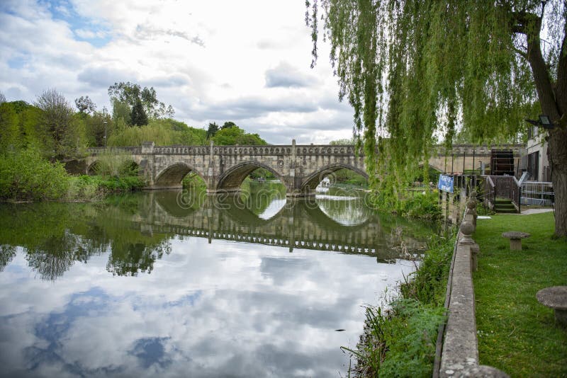 Batheaston old Toll Bridge stock image. Image of medieval - 180771361
