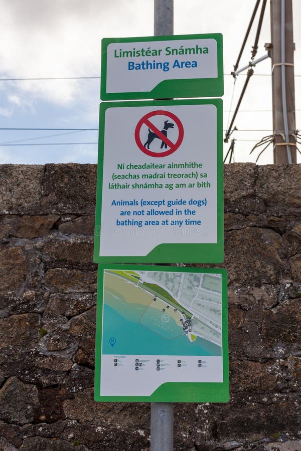 Bathing area road sign stock photo. Image of wall, forbidding - 314692666