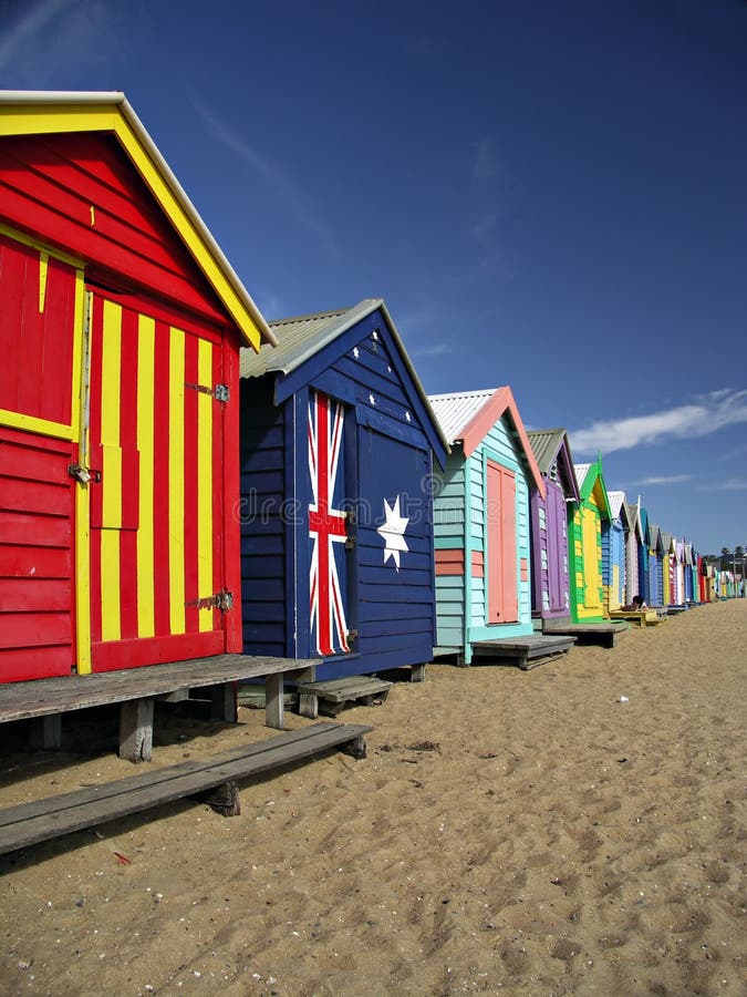 Bathing Boxes stock image. Image of bright, boathouse - 2109007
