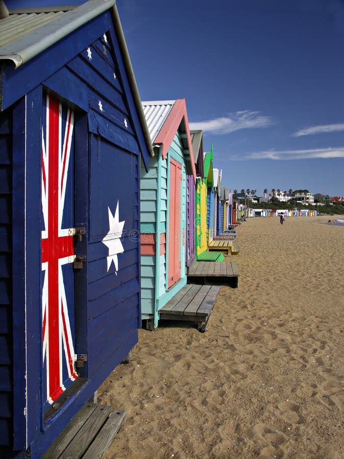 Bathing Boxes stock image. Image of bright, boathouse - 2109007
