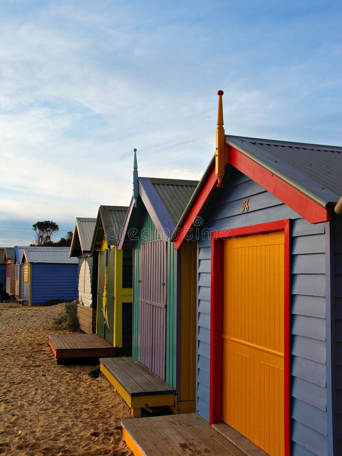 Bathing Boxes stock image. Image of bright, boathouse - 2109007