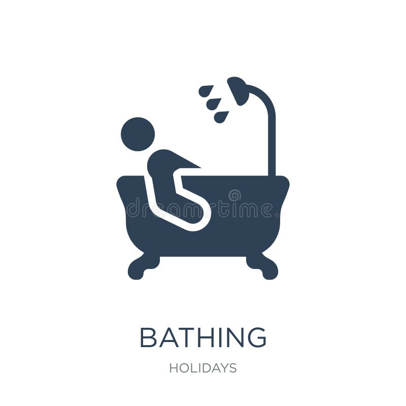 Bathing Icon or Logo Isolated Sign Symbol Vector Illustration Stock ...