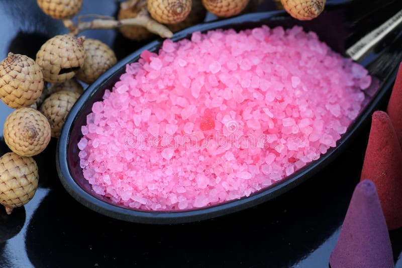 Bathing salt stock photo. Image of cure, granules, colored - 28138566