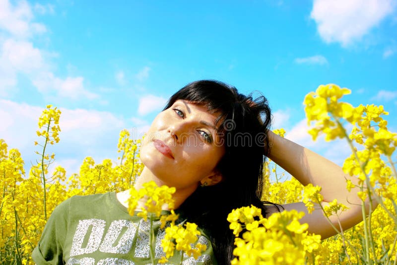Bathing in the sun stock image. Image of fresh, farm - 14126377