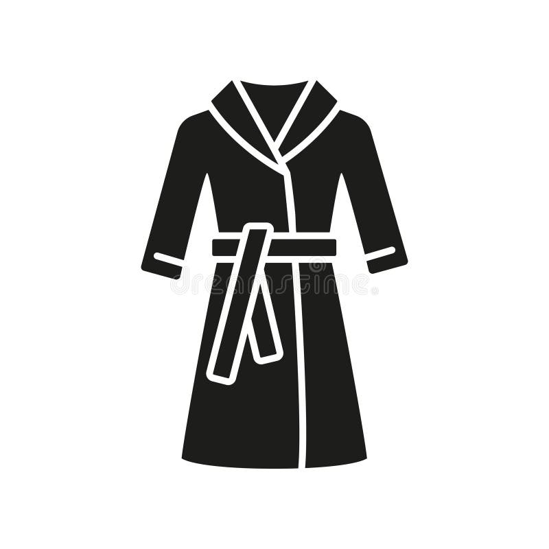 Bathrobe Bathroom Icon Vector Basic Design Simple and Modern Stock Vector - Illustration of ...