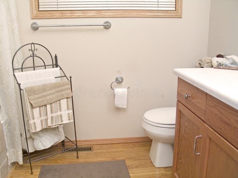 Bathroom stock photo. Image of lavatory, comfy, domestic - 114050