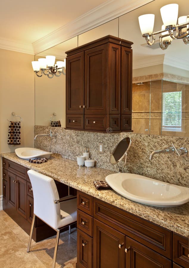 Modern white bathroom stock photo. Image of chrome, white - 10924638