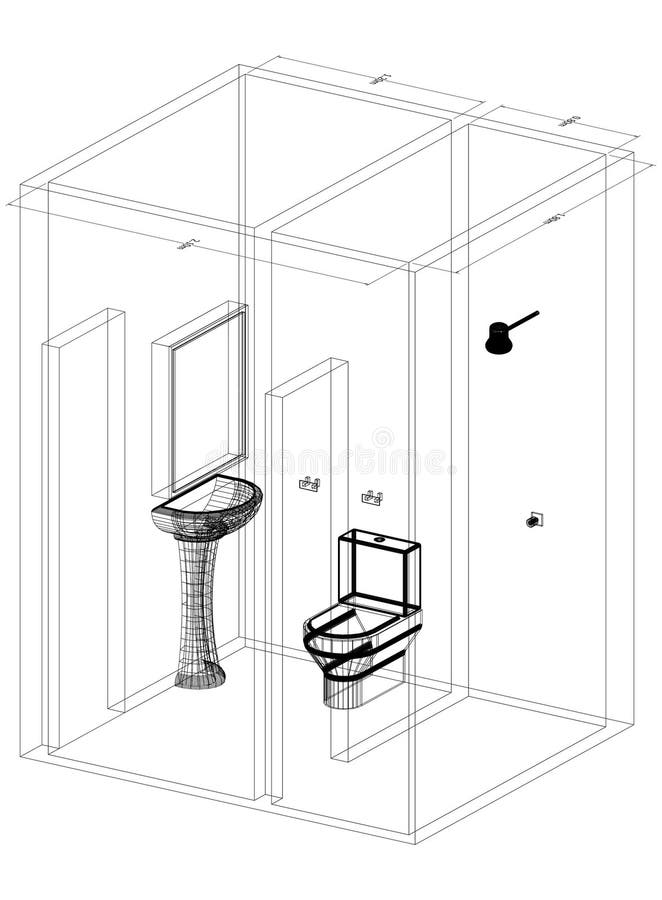 Toilet Blueprint Stock Illustrations – 1,208 Toilet Blueprint Stock ...