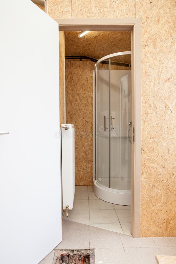 An bathroom door stock image. Image of shower, sanitary - 83501603
