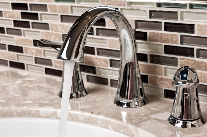 Bathroom Faucet stock photo. Image of architecture, closeup - 25113564