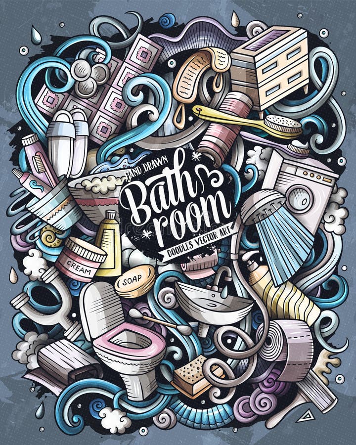 Bathroom Doodles Stock Illustrations – 415 Bathroom Doodles Stock ...