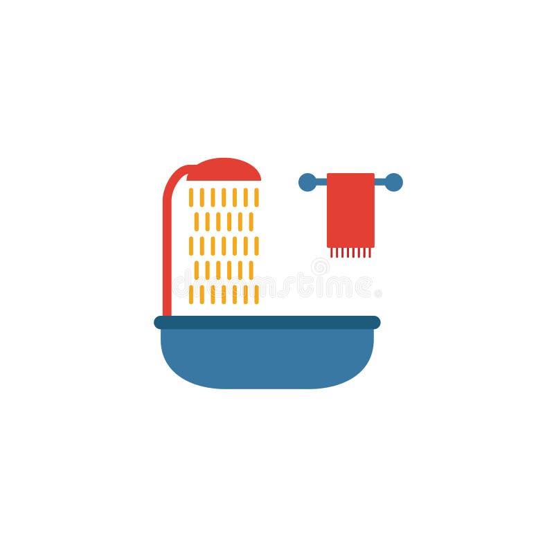 Bathroom Icon. Simple Element Illustration. Bathroom Outline Icon ...