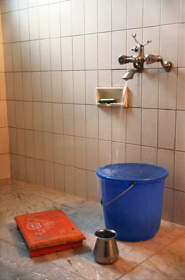 Indian Bathroom Tap Bucket Soap India Stock Image - Image of flowing ...