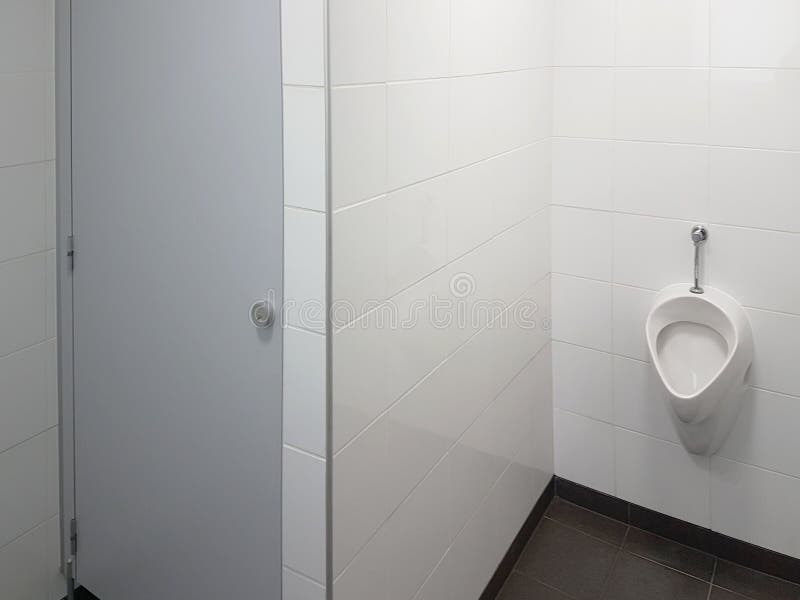 The Bathroom Interior is Lined with White Ceramic Tiles. Oval Ceramic ...