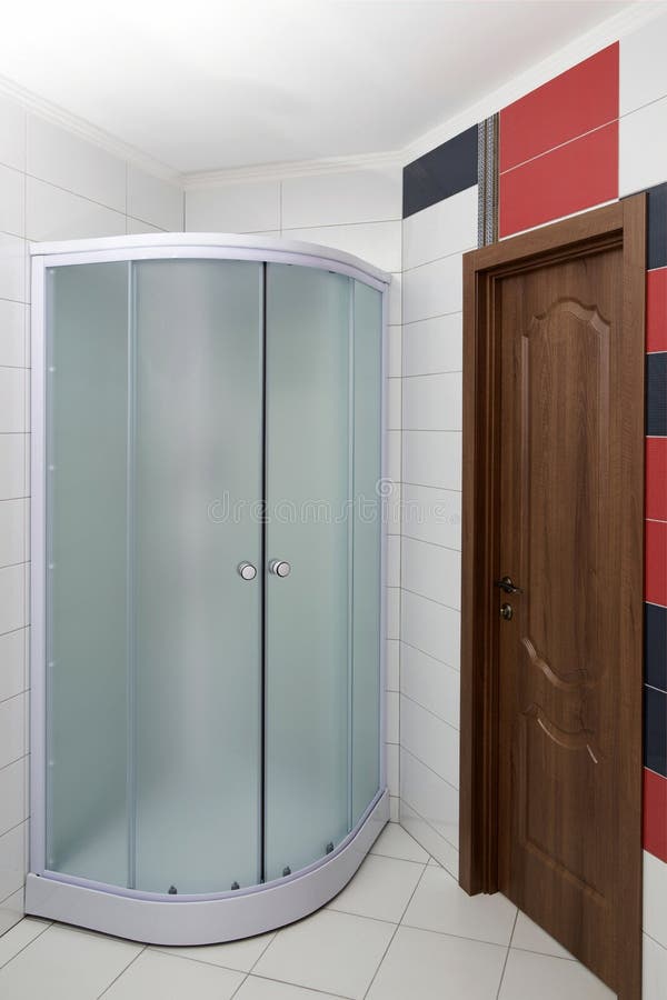 Bathroom shower cabin. stock image. Image of furnished - 2639899