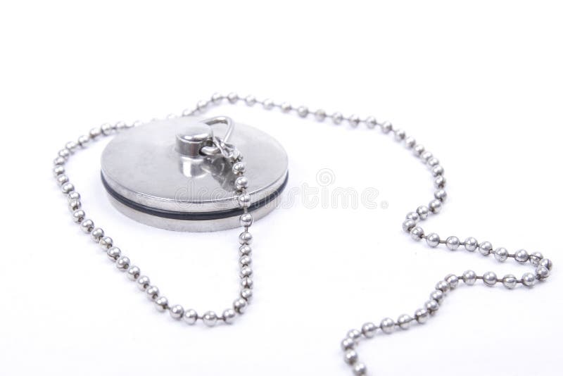 Bathroom plug stock image. Image of plumber, single, metal - 2835077