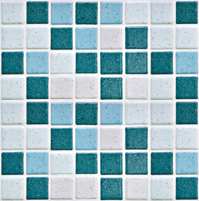 Blue Tone Mosaic Tiles Seamless Stock Image - Image of color, cobalt ...