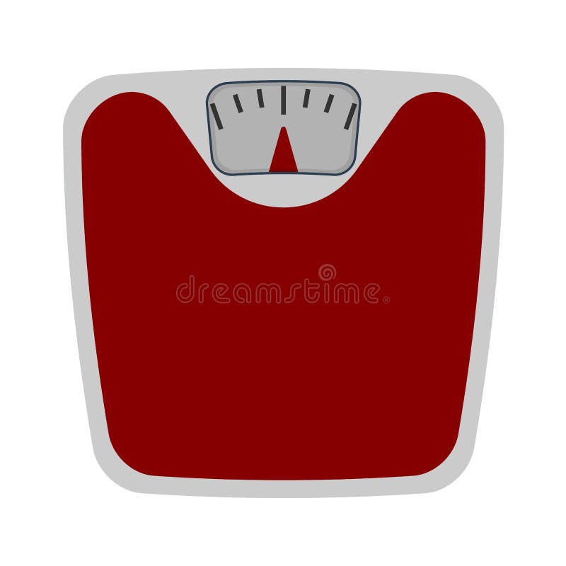 Bathroom Scale Flat Design Icon. Footprint Stock Vector - Illustration ...