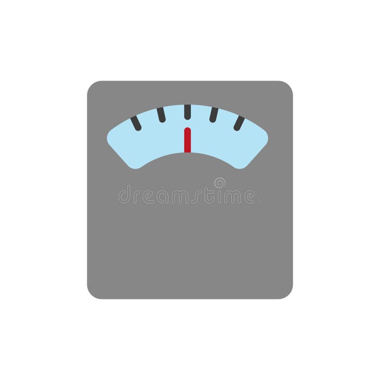 Bathroom Scale Icon Vector Basic Design Simple and Modern Stock Vector ...