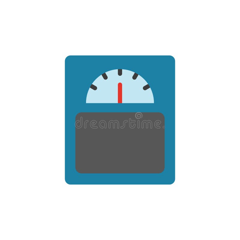 Bathroom Scale Icon Vector Basic Design Simple and Modern Stock ...