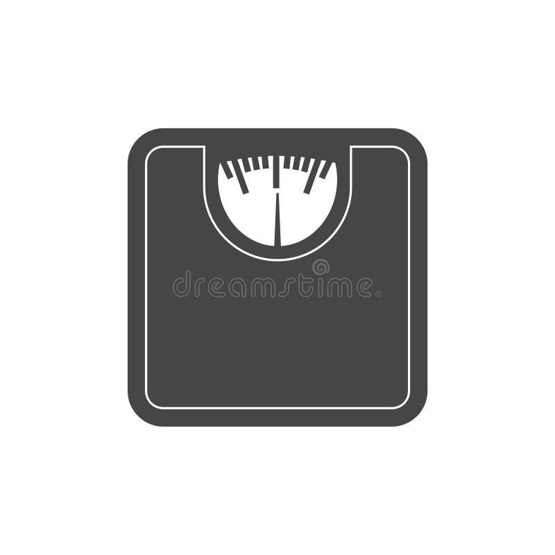 Bathroom Scale, Vector Bathroom Scale Icon Stock Vector - Illustration ...