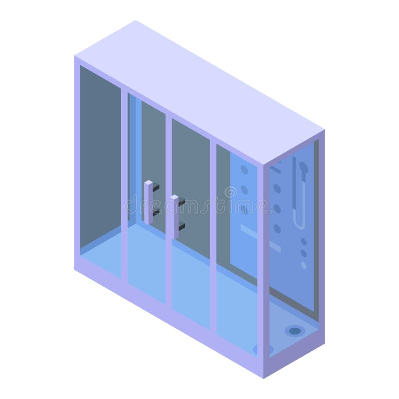 Shower Stall Icon, Outline Style Stock Vector - Illustration of ...