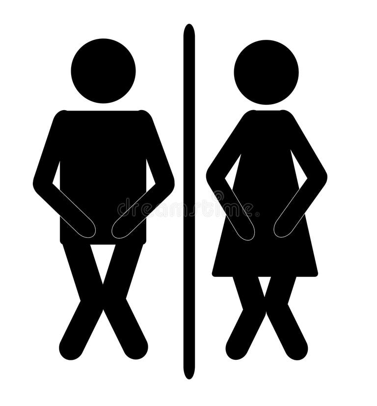 Boy Girl Bathroom Sign Stock Illustrations – 8,473 Boy Girl Bathroom ...