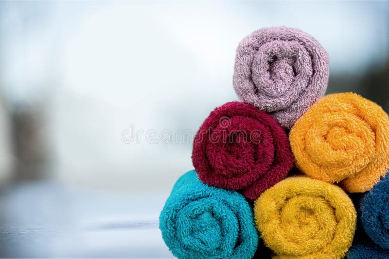 Bathroom Towels stock photo. Image of objects, towels - 62046650