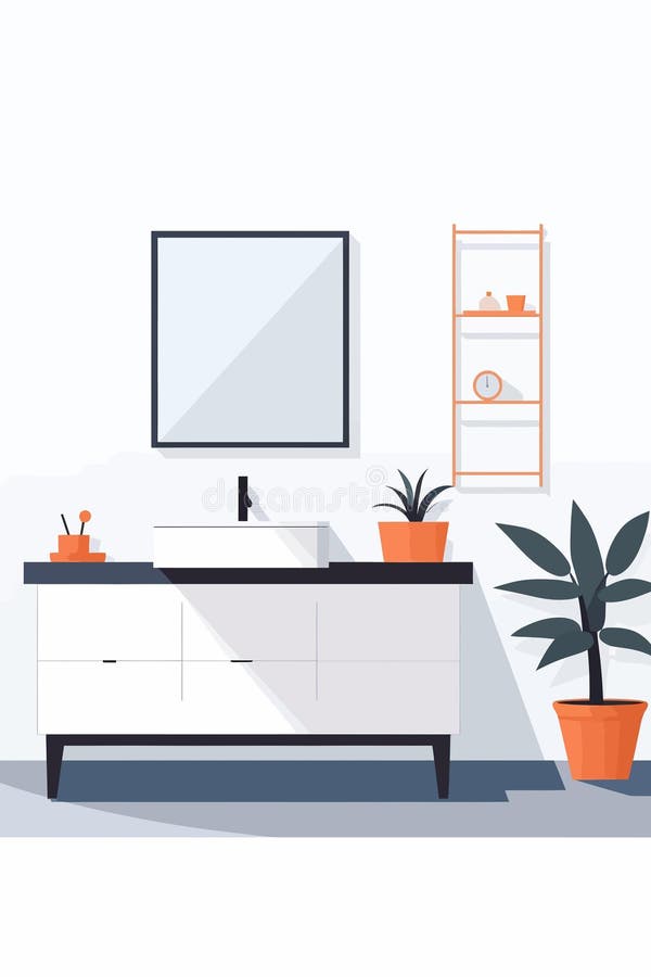 Bathroom Vector Flat Minimalistic Isolated Illustration Stock Vector ...