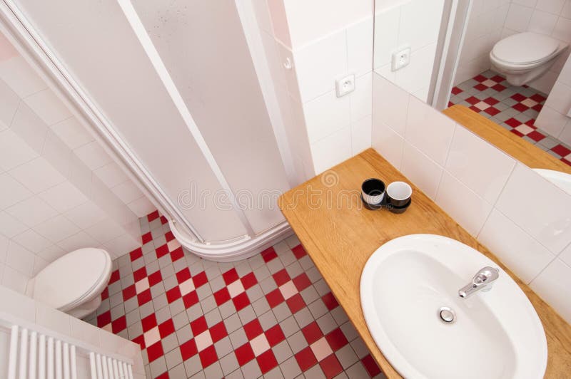 Bathroom stock image. Image of light, modern, grey, color - 39477953