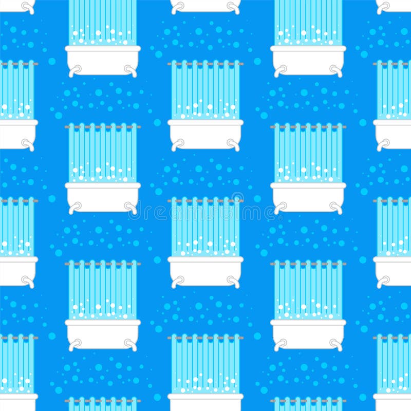 Seamless Bathroom Tiles Pattern Stock Illustration - Illustration of ...