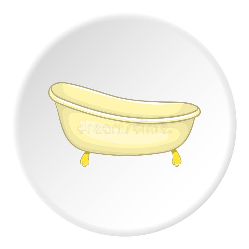 Bathtub Icon, Cartoon Style Stock Illustration - Illustration of icon ...