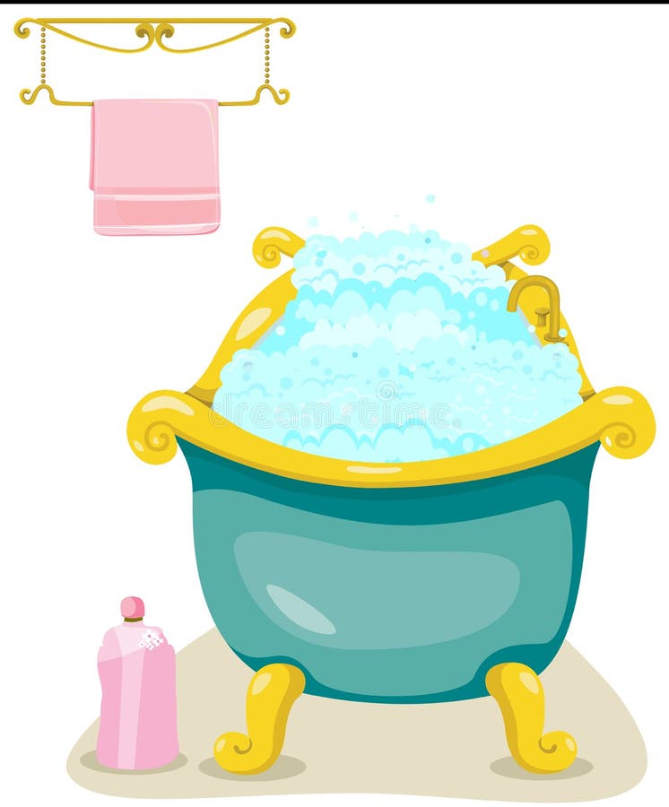 Bathtub Cartoon Empty Stock Illustrations – 215 Bathtub Cartoon Empty ...