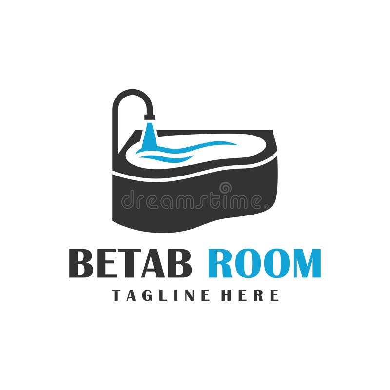 Bathtub logo design stock vector. Illustration of object - 171036573