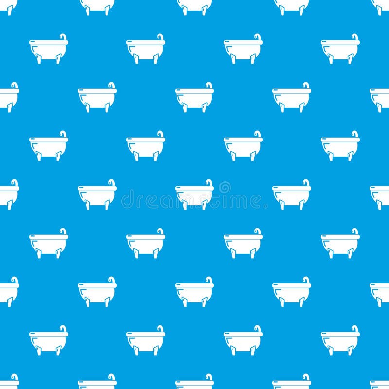 Bathtub pattern seamless stock vector. Illustration of bathtub - 97765678