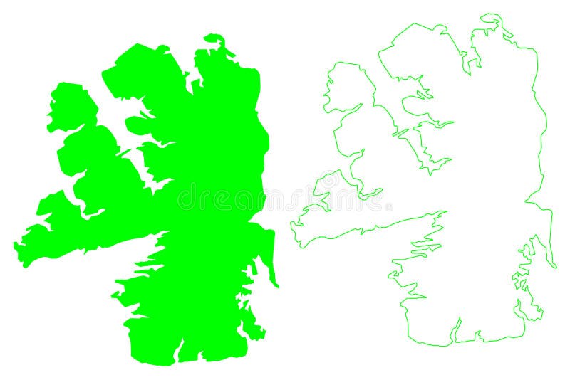 Bathurst Island Canada, North America, Nunavut Territory Map Vector ...