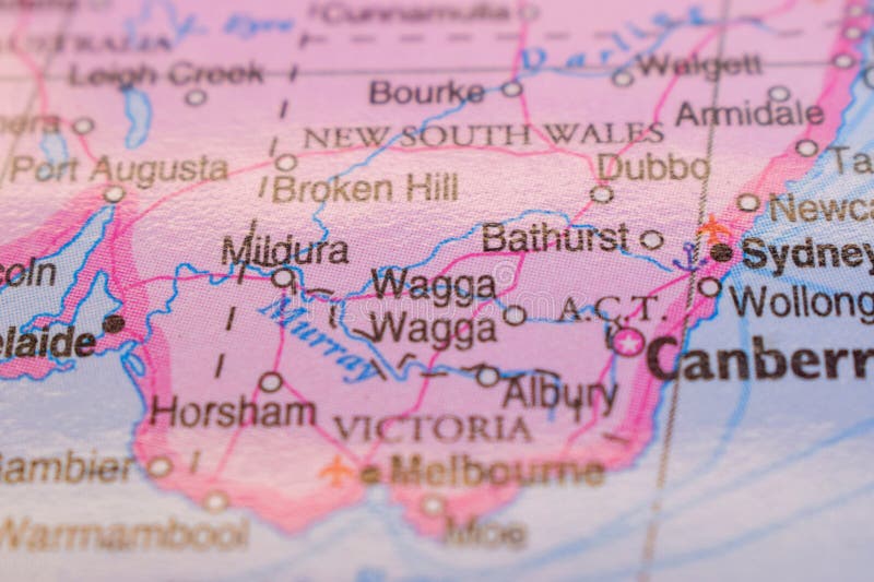 Bathurst on the World Map-Geo Political Map Stock Illustration ...