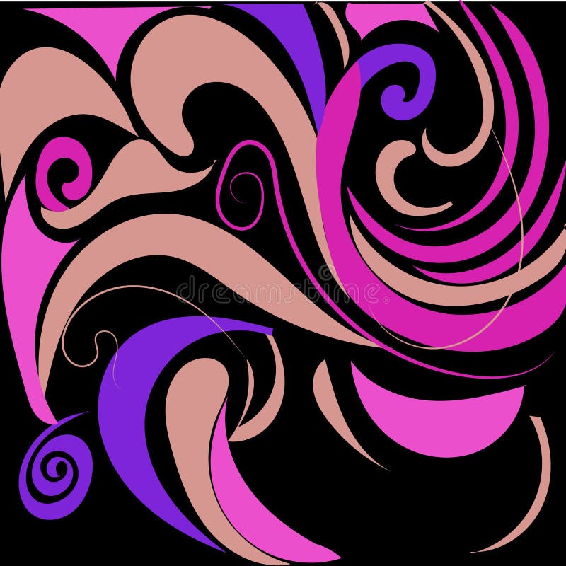 Batik Abstract Illustration Vector Flat, Maori Traditional Modern ...