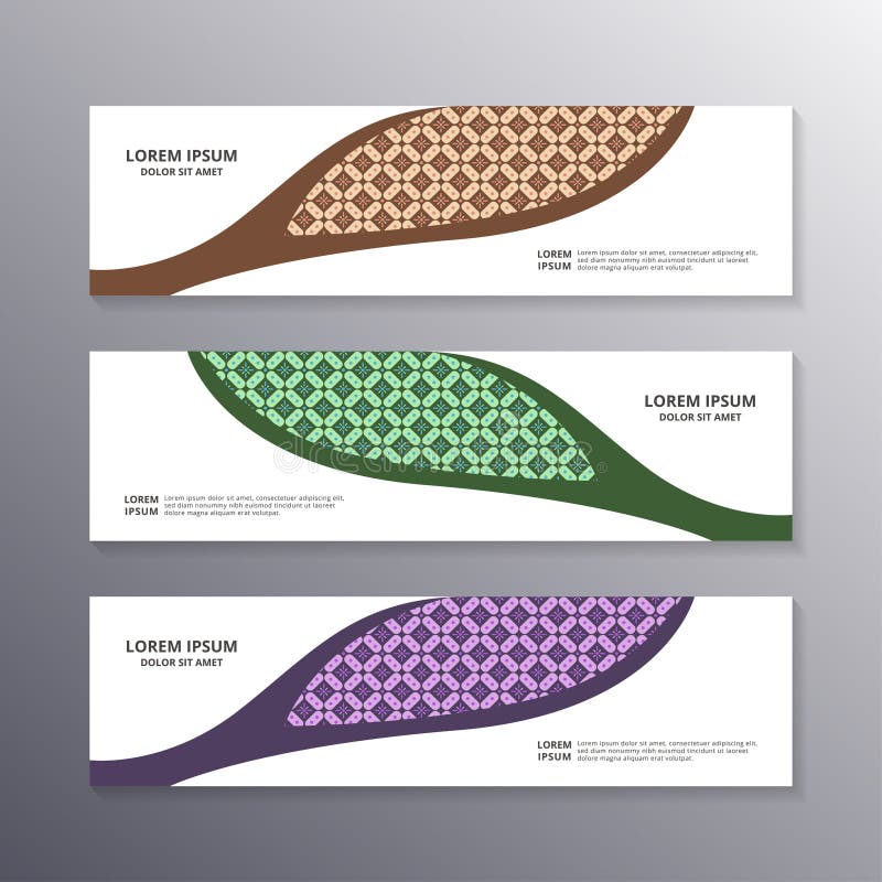 Batik Banner Template, Indonesian Art with Floral Modern Layout ...