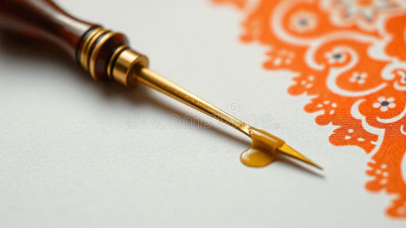 Batik Canting Tool on White Background Stock Image - Image of artwork ...