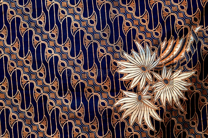 Batik Cloth Texture And Background Stock Image - Image of background ...